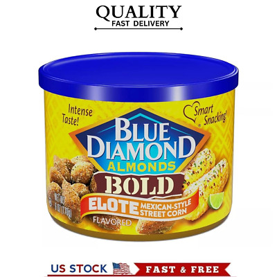 Blue Diamond Almonds Elote Mexican Street Corn Snack Nuts, 6 oz ...