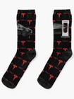 Tesla Model Y Sublimated Crew Socks, Supercharger Vacation Socks Unisex ...