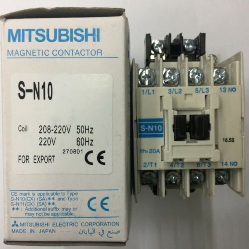 1PC New Mitsubishi S-N10 AC220V Contactor SN10 Free Shipping | eBay