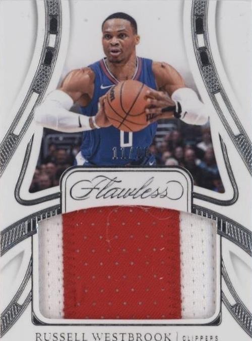 2023-24 Panini Flawless - Patches Russell Westbrook #PAT-WES /20 (MEM ...