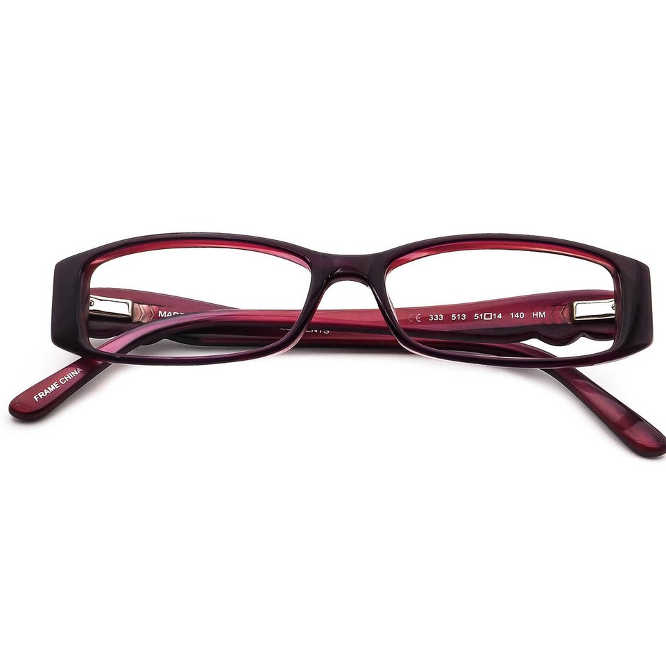 Allure Eyewear Eyeglasses 333 513 Purple Paisleys Swarovski Crystals 51 ...