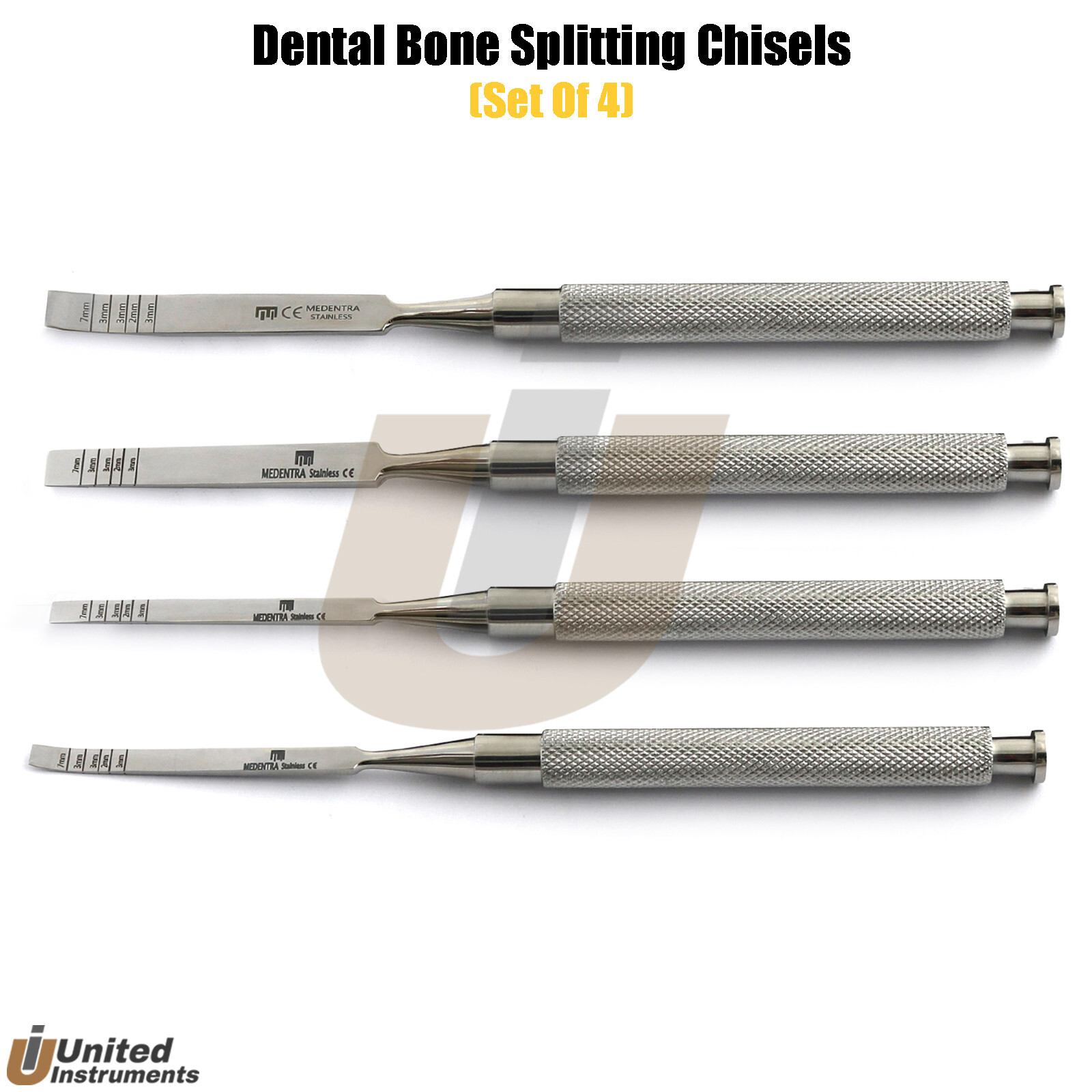Bone Chisel Set Osteotome Teeth Expansion Chisels Ridge Split Oral ...