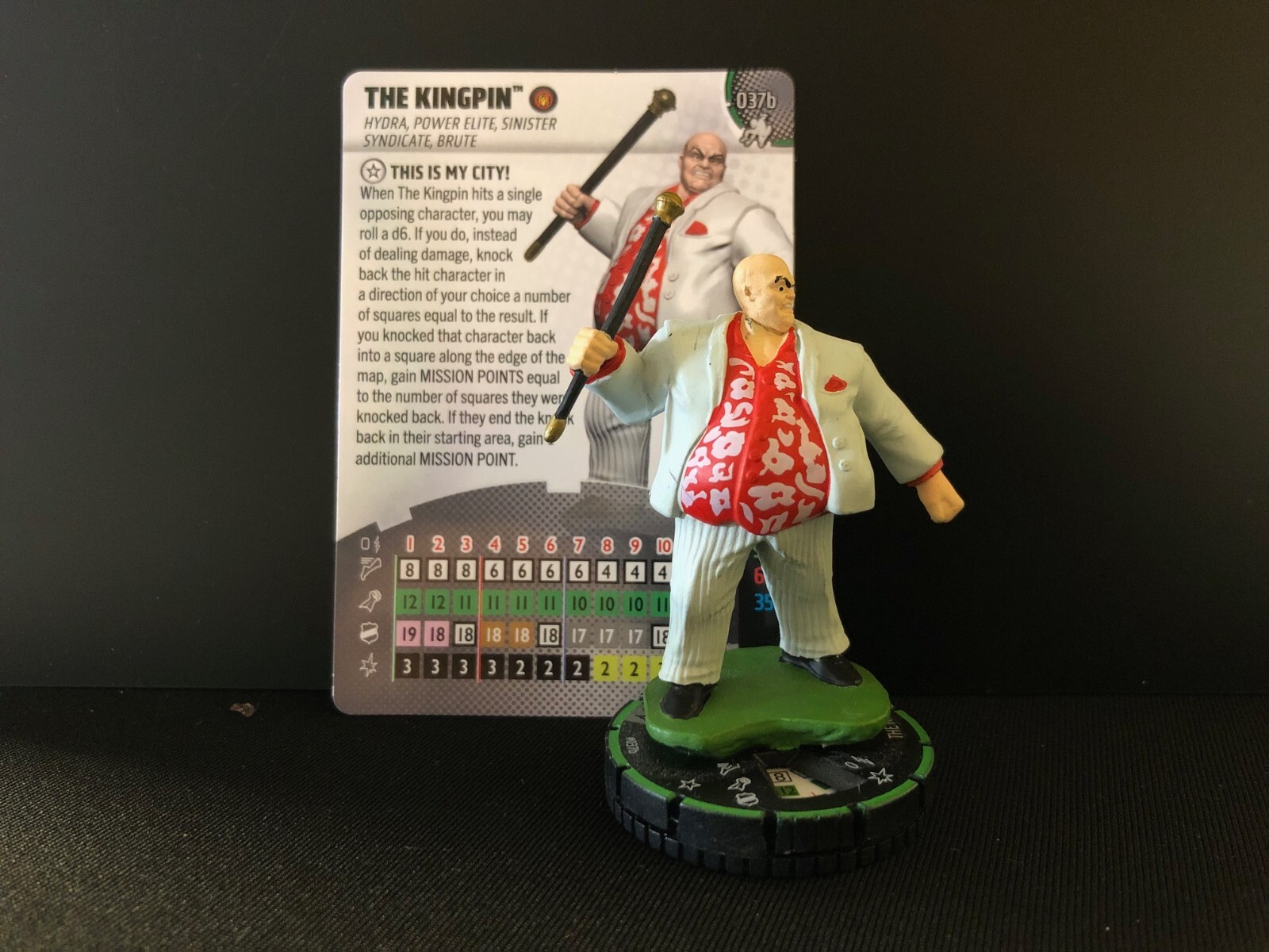 Heroclix Spider-Man Beyond Amazing set Kingpin #037b Rare Prime | eBay
