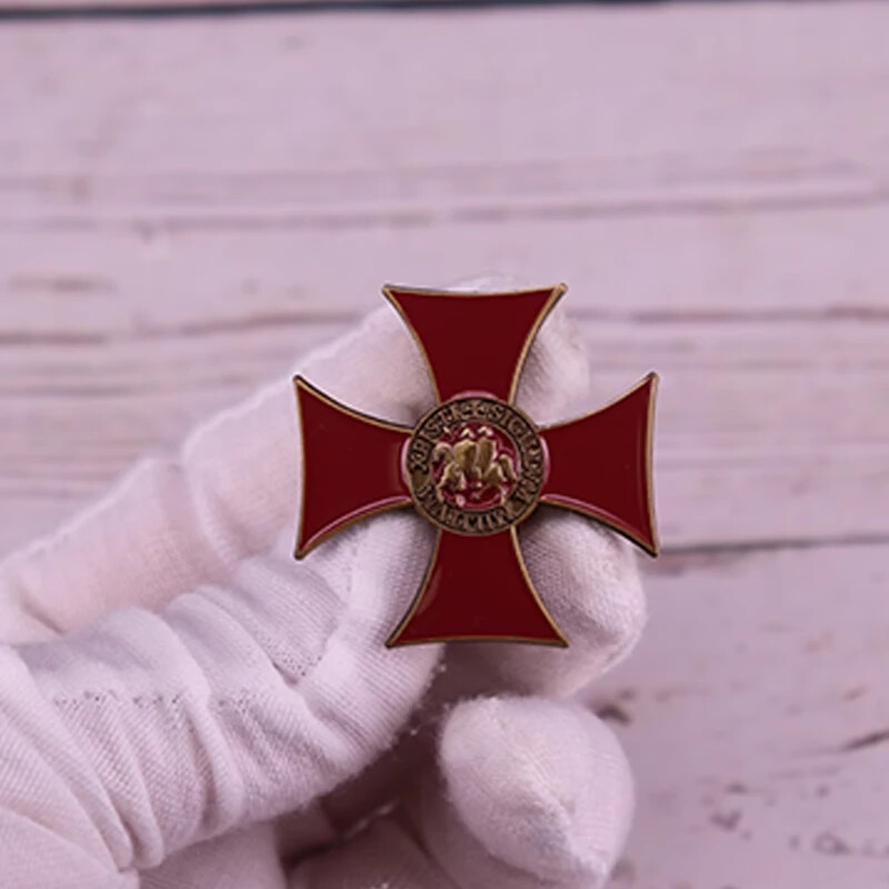 Knights Templar brooch cross badge | eBay