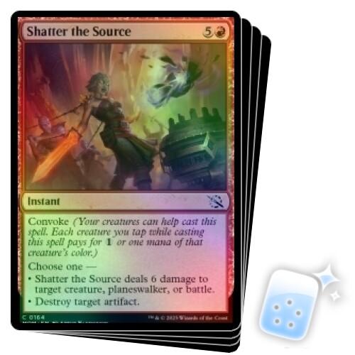 Foil Shatter The Source X4 M/NM Magic: The Gathering MTG March Of The ...