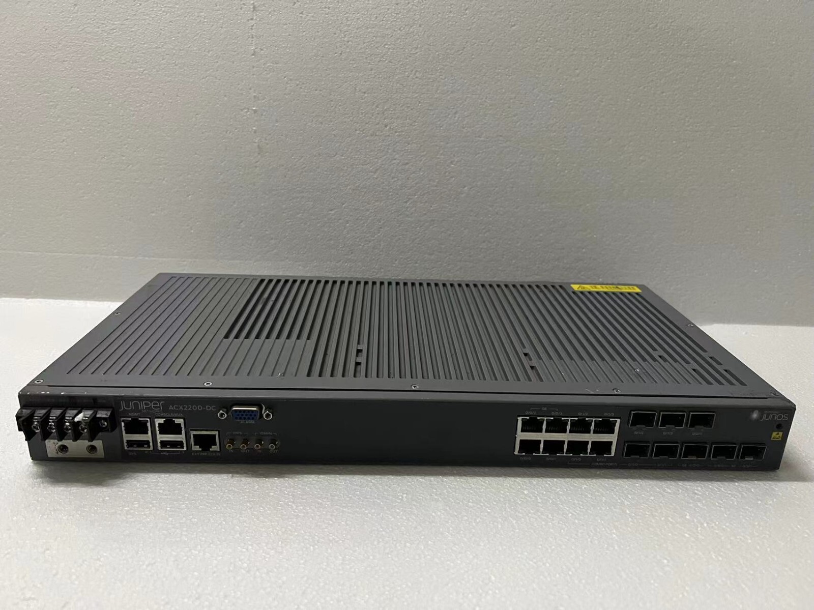 Juniper Networks ACX2200-DC 2x10GbE SFP+ 4xGbE Copper Router | eBay