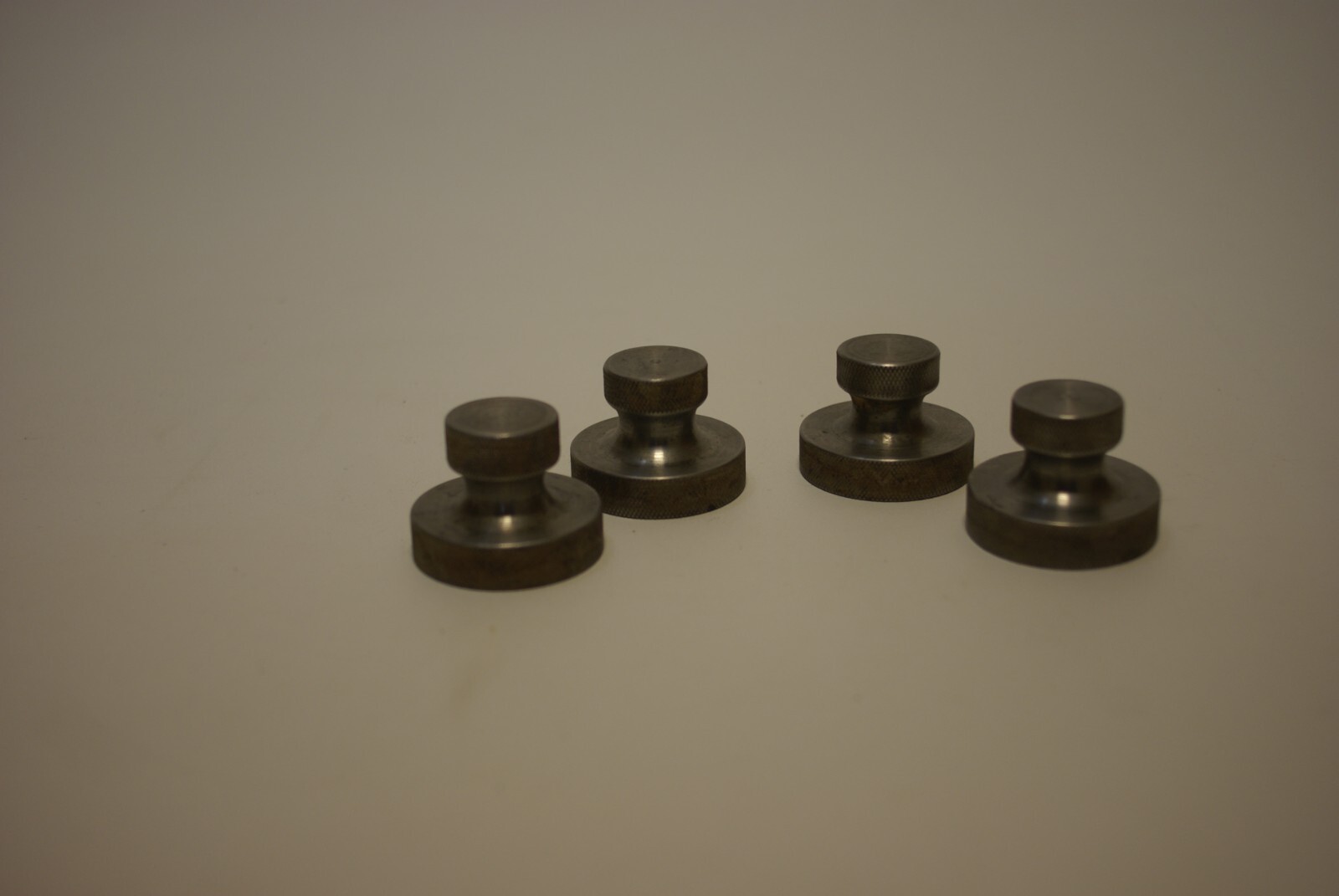 NOS 1-7/8" Double knurled steel machine knob Blank | eBay