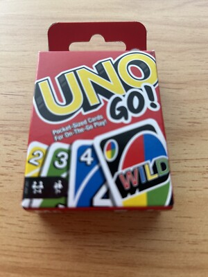 UNO Go Mini Card Game Mini Travel Pocket Sized By Mattel | eBay