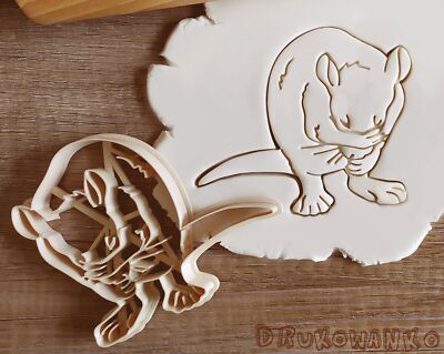 Washing Rats Rat Rodent Cookie Cutter Pastry Fondant Dough Animal Wild ...