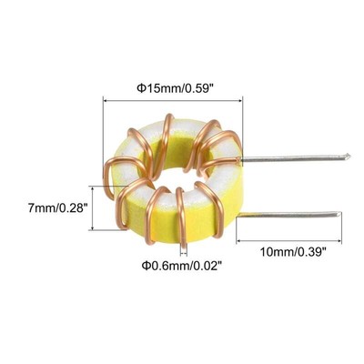 Copper Coil Toroid 4uH 5A Pack of 10 for DIY Projects | eBay