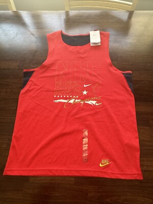 Nike Hoops Champions Tank Top Versatile Red Dri-Fit Size Medium NWT $65 ...