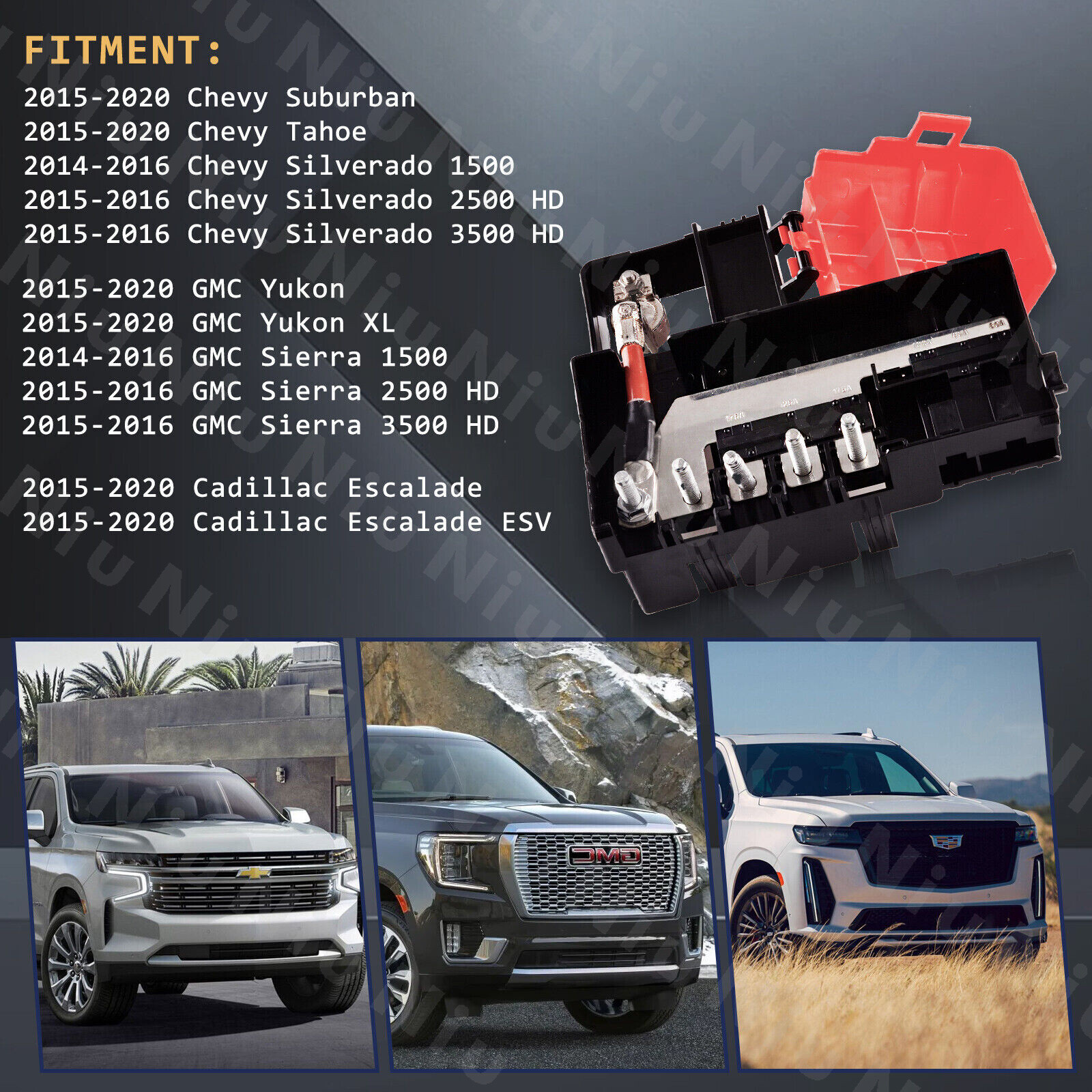 Battery Distribution Engine Compartment Fuse Block for Chevy GMC ...