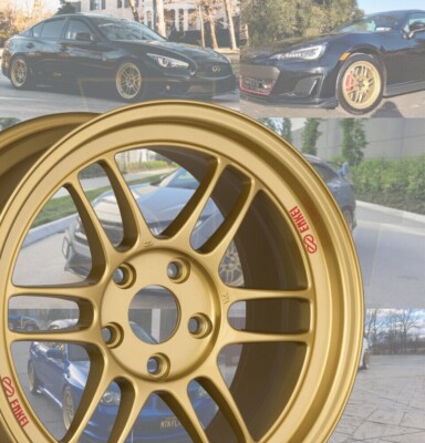 Enkei RPF1 15x8 4x100 28mm Offset 75mm Bore Gold Wheel | eBay