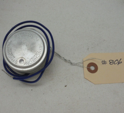 "NEW" VINTAGE SYNCHRON 610, 110V, 60HZ, 3W, 1-1/3 RPH, C046LC-1WL-6 9 ...