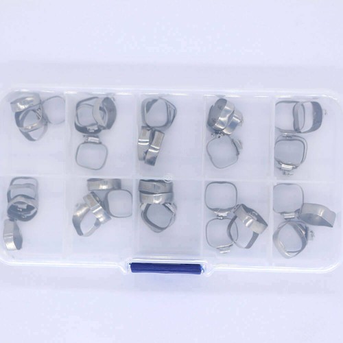 NEW 10sets/box Dental orthodontic bands with buccal tube 1st molar 36 ...