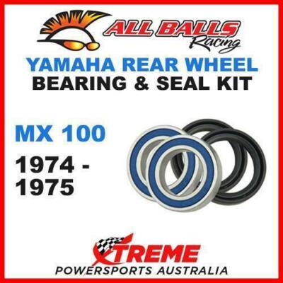 MX Rear Wheel Bearing Kit Yamaha MX100 MX 100 1974-1975 Dirt Bike Moto ...