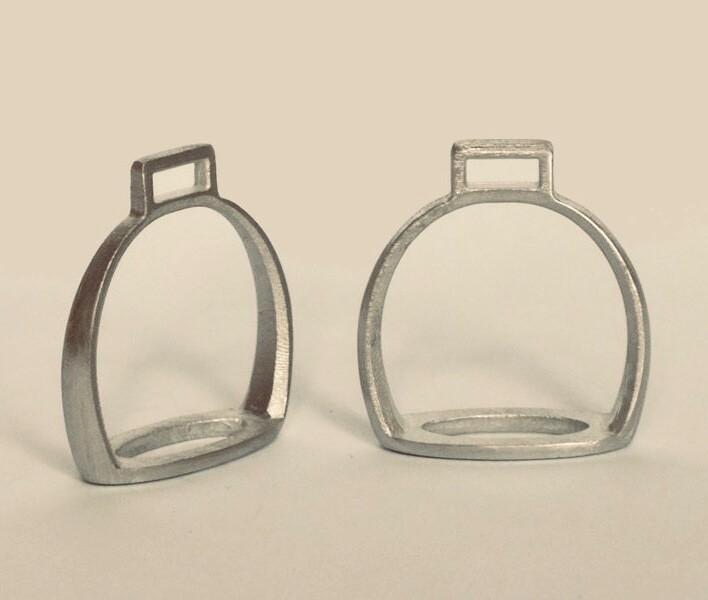 HORSING AROUND Medium OLD STYLE ROCKING HORSE STIRRUPS (1:8 Scale ...