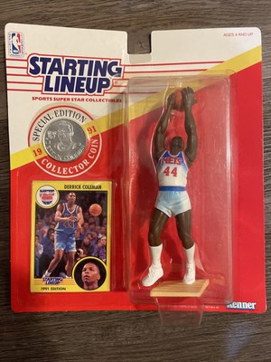 1991 Derrick Coleman Starting Lineup NETS NBA SLU | eBay