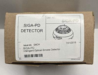 Edwards SIGA-PD Detector EST Intelligent Photoelectric Smoke Detector ...