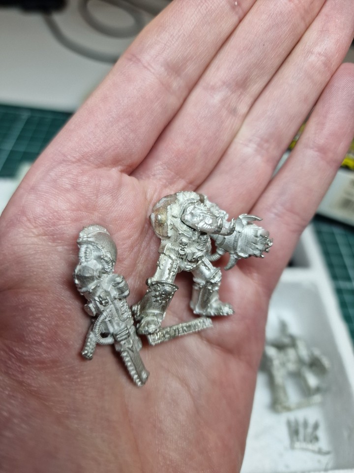 Warhammer 40k: Rare Chaos Space Marine Terminators 1996 (OOP Metal ...