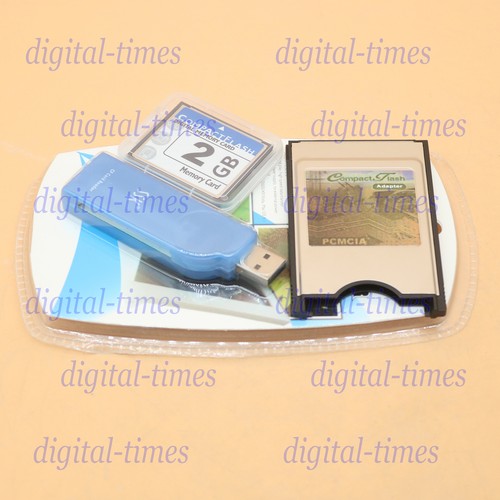 For Fanuc NEW 2GB CF Compact Flash card+CF-PCMCIA Adapter+SSK USB2.0 ...