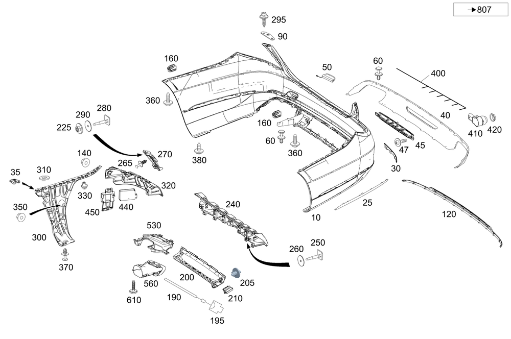 Genuine Mercedes-Benz Molding 2228853000 OEM for sale online | eBay