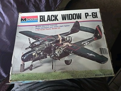 Pre Owned Vintage Monogram P-61 Black Widow 1:48 Scale Box In Fair ...