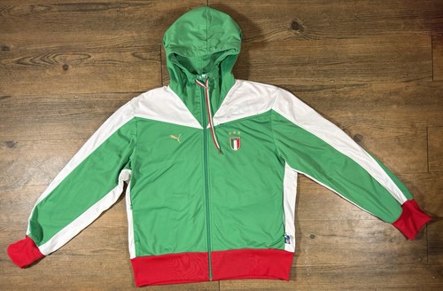 Hooded Puma Italia Soccer FIFA Track Jacket Men’s Size Large | eBay