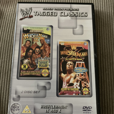 WWE Tagged Classics Wrestlemania 9 & 10 DVD (2 Disc Set) WWF RARE | eBay UK
