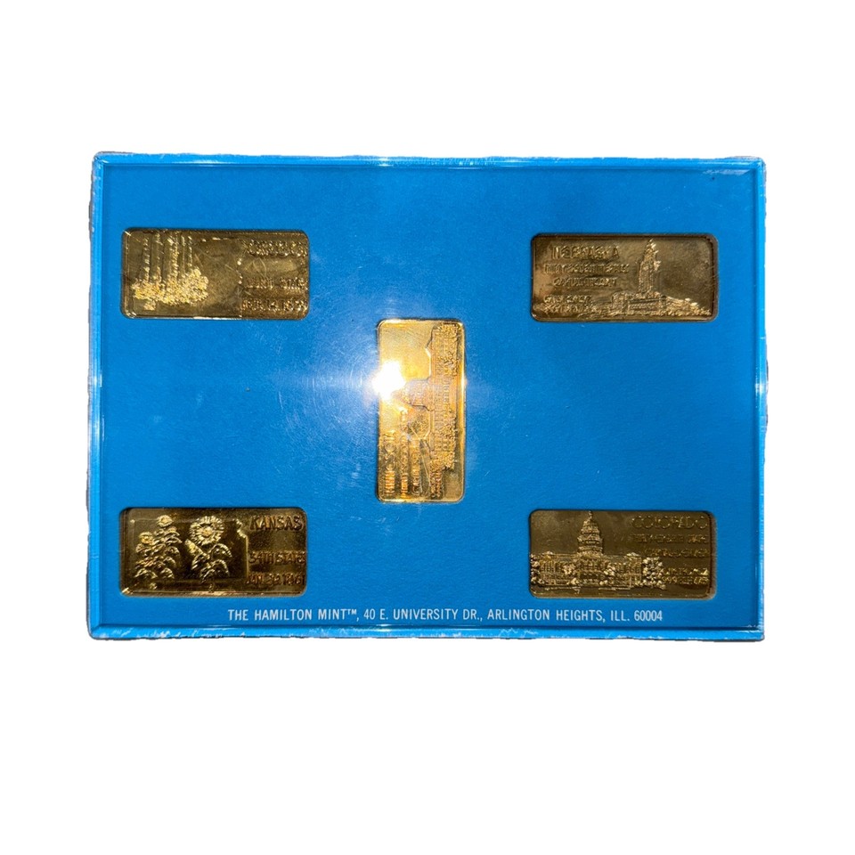 Hamilton Mint 1 Oz Silver Bar Lot of 5 - ATB Series | eBay