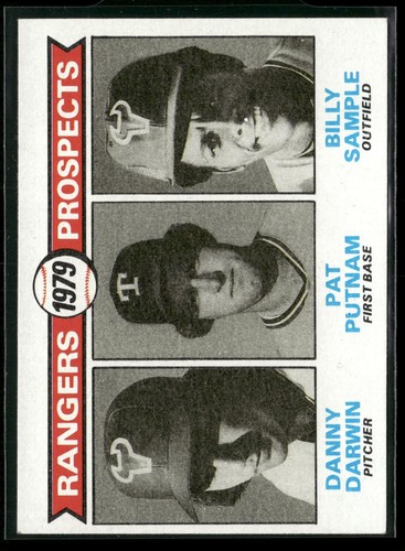 Rangers Prospects (Danny Darwin / Pat Putnam / Billy Sample) 1979 Topps ...