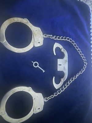 Standard Size Leg Iron Handcuff Finger CuffsNickel Finish From Sing ...