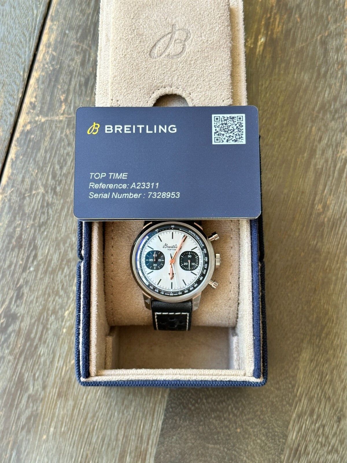 Breitling Top Time Triumph - Blue Unisex Adult Watch - A23311 | eBay