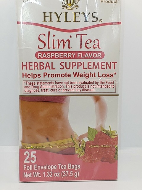 Hyleys 100 Natural Slim Green Tea Raspberry Flavor 25 Teabags for sale ...