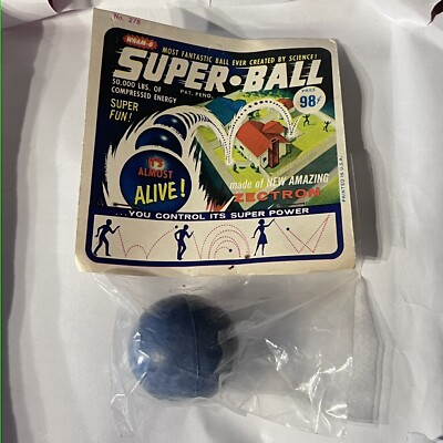 Orig Vintage 1965 Wham O Super Ball Sealed In Package New Old Stock ...