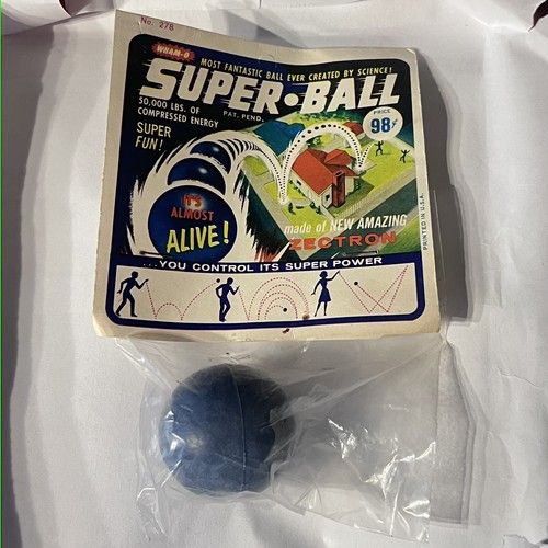 Orig Vintage 1965 Wham O Super Ball Sealed In Package New Old Stock ...