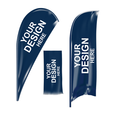 Custom Pole Flag Banners Custom Printed Flags In Portrait | United