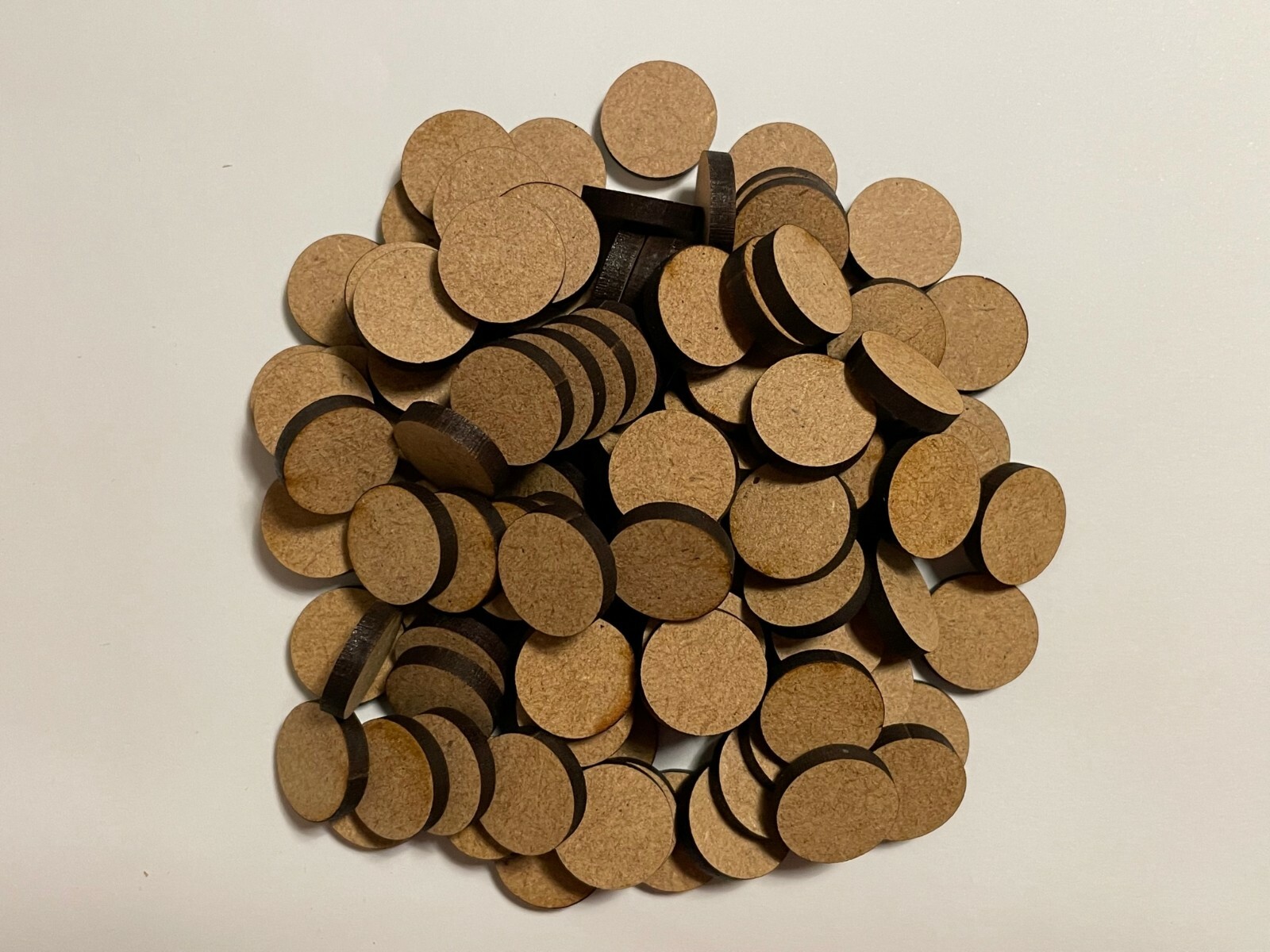 Wooden MDF discs circles - 5mm / 10mm / 15mm / 20mm / 25mm diameter ...