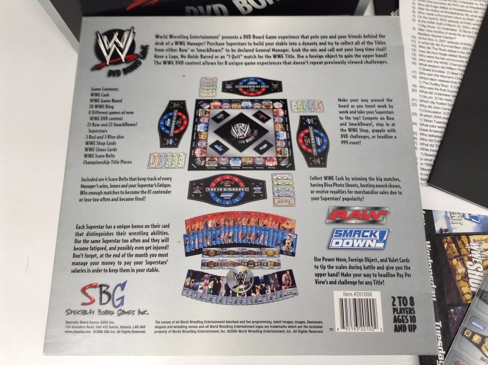 WWE DVD Board Game 2005 - Great Condition | eBay