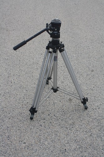 Manfrotto Bogen 3046 Tripod w/3063 Fluid Head Pro Camera Support | eBay