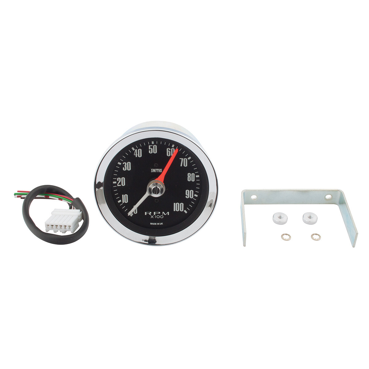 Gauge Tacho Auxiliary Black Face Electric Tacho 80mm 0-10000K RPM ...