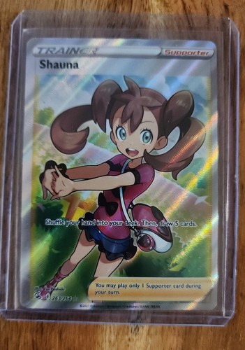 Shauna 263/264 Fusion Strike Full Art Trainer Pokemon Card NM | eBay