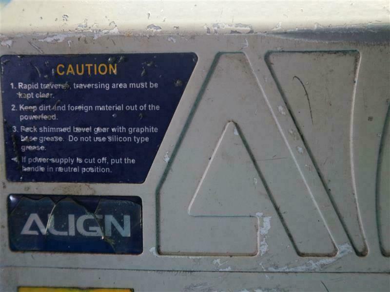 Align AL-500P AL500P Variable Speed Power Feed | eBay UK