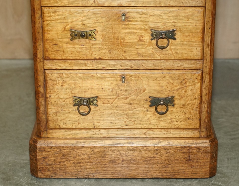 ANTIQUE CIRCA 1883 REVEREND FRANK H FISHER GIFTED VICTORIAN OAK PARTNER ...
