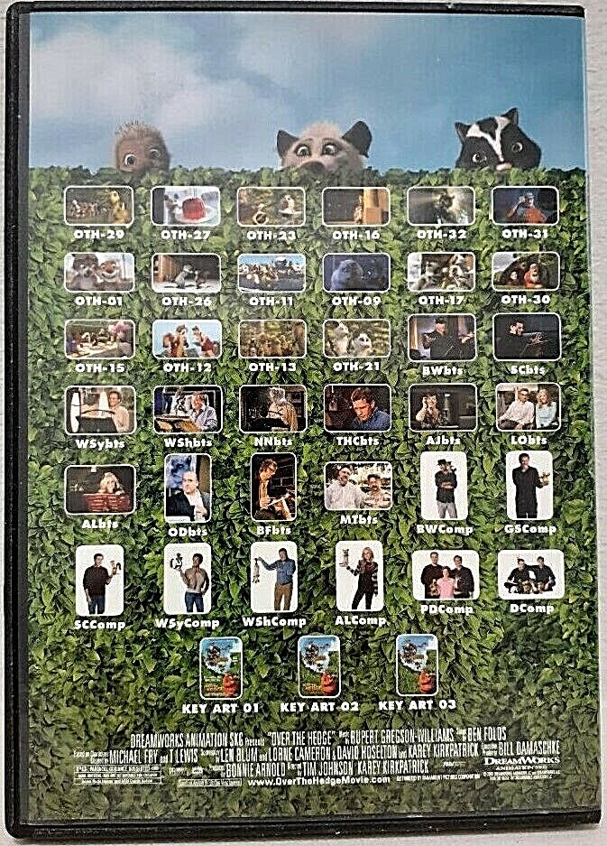 OVER THE HEDGE CD Press Kit + Production Notes Bruce Willis Garry ...
