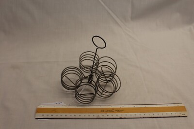 Antique 5 Egg Poacher Holder Vintage Wire Egg Basket Farmhouse Kitchen ...