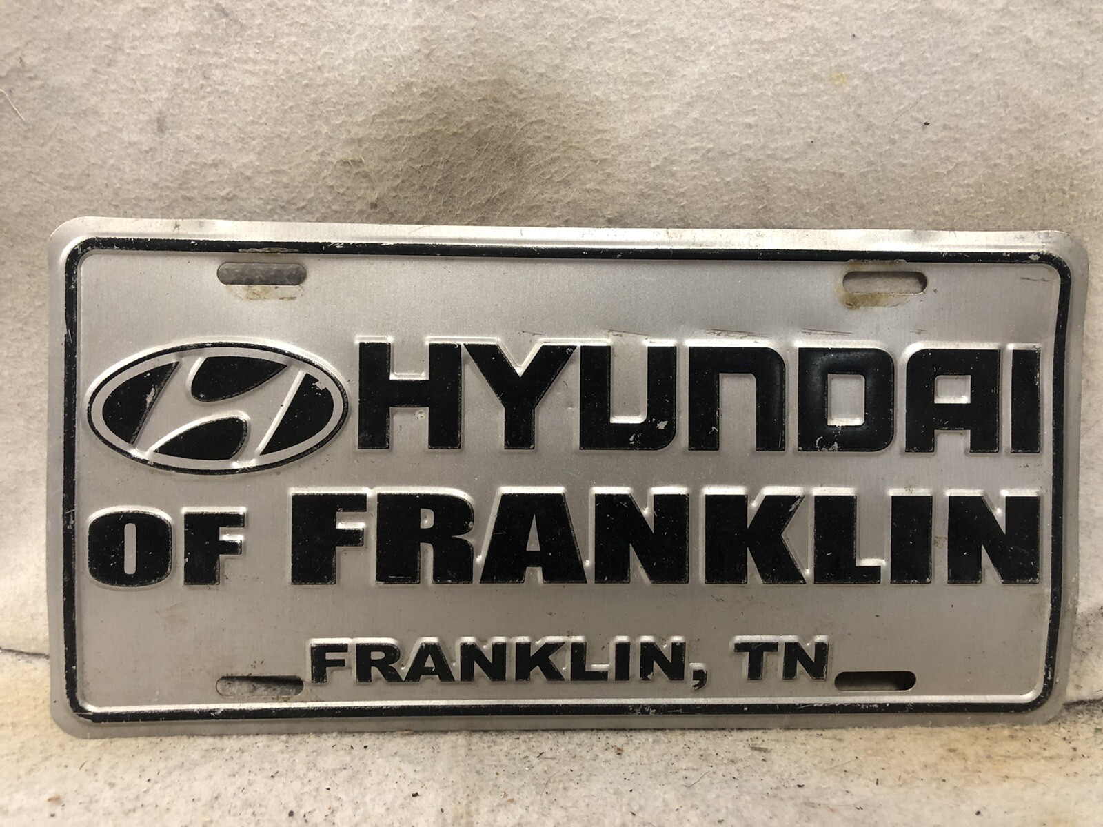 Hyundai Of Franklin License Plate | eBay