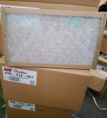 12 PACK 220-314-051 AAF Flanders Strata Density Air Filter 12x20x1 New ...