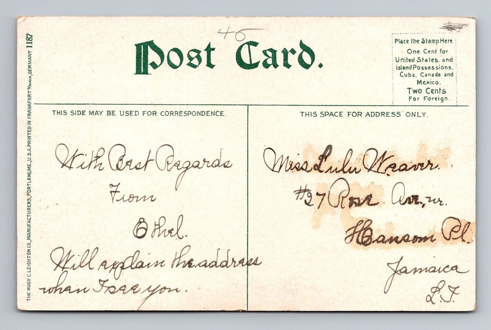 Niagara Falls NY-New York, Goat Island Bridge and Rapid Vintage ...