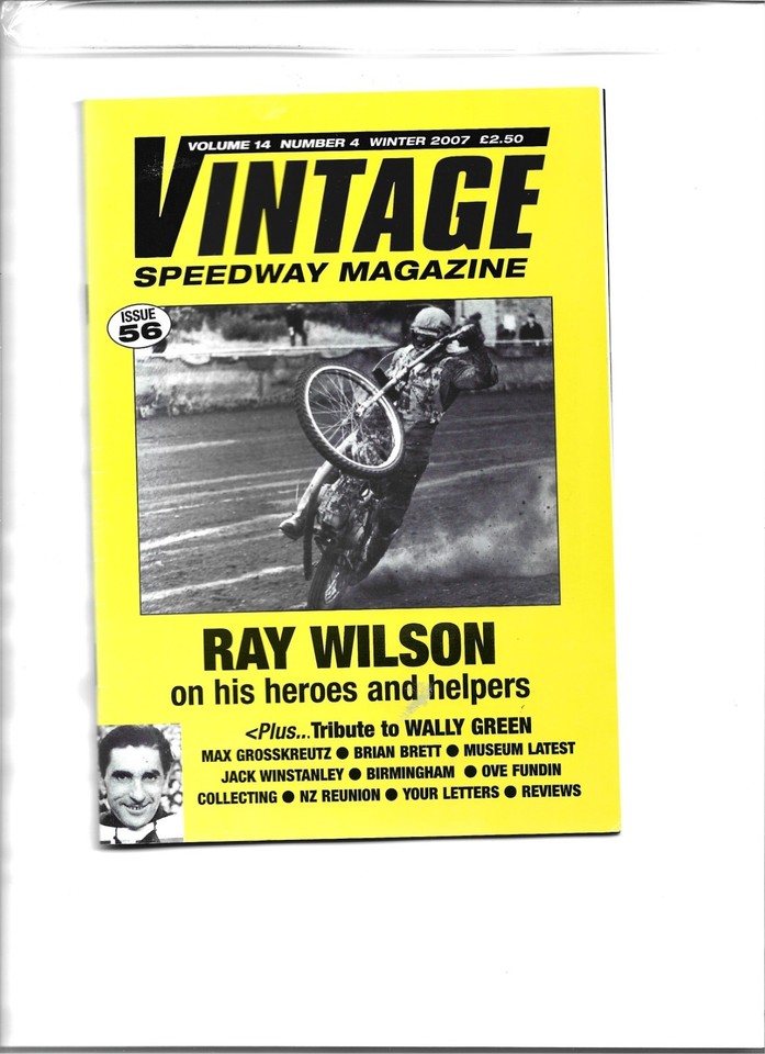 56 Vintage Speedway Magazines Vol 1 No 1 July 1983 - vol 14 no 4 winter ...